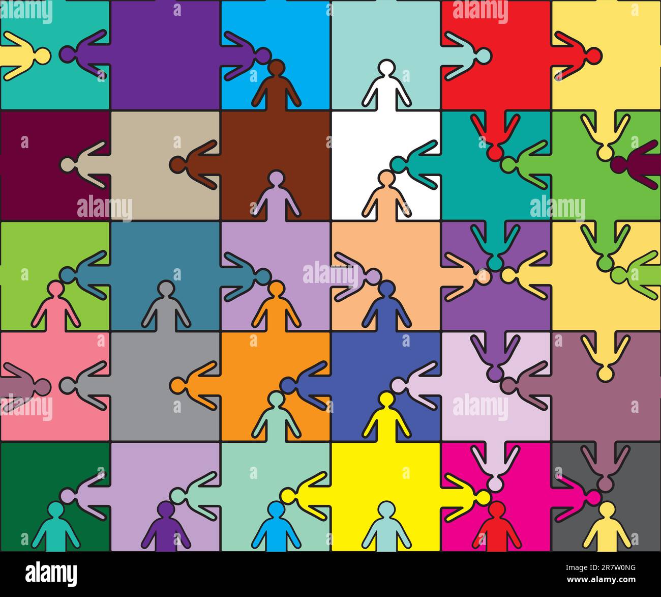 Business seamless background friendship team people, puzzle ... Business seamless background friendship team people, puzzle ...
