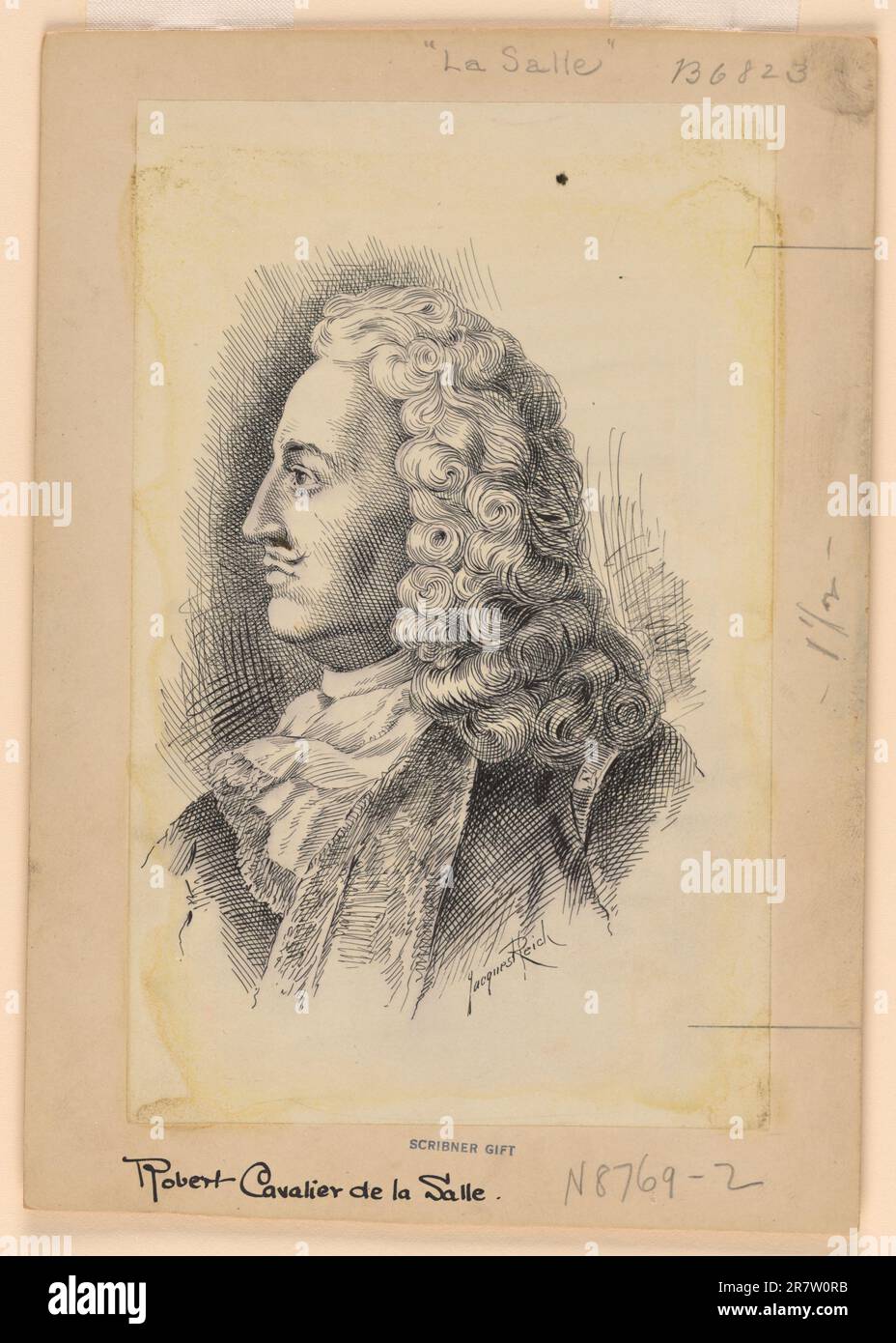 Robert Cavelier Sieur De La Salle c. 1899-1920 Stock Photo - Alamy