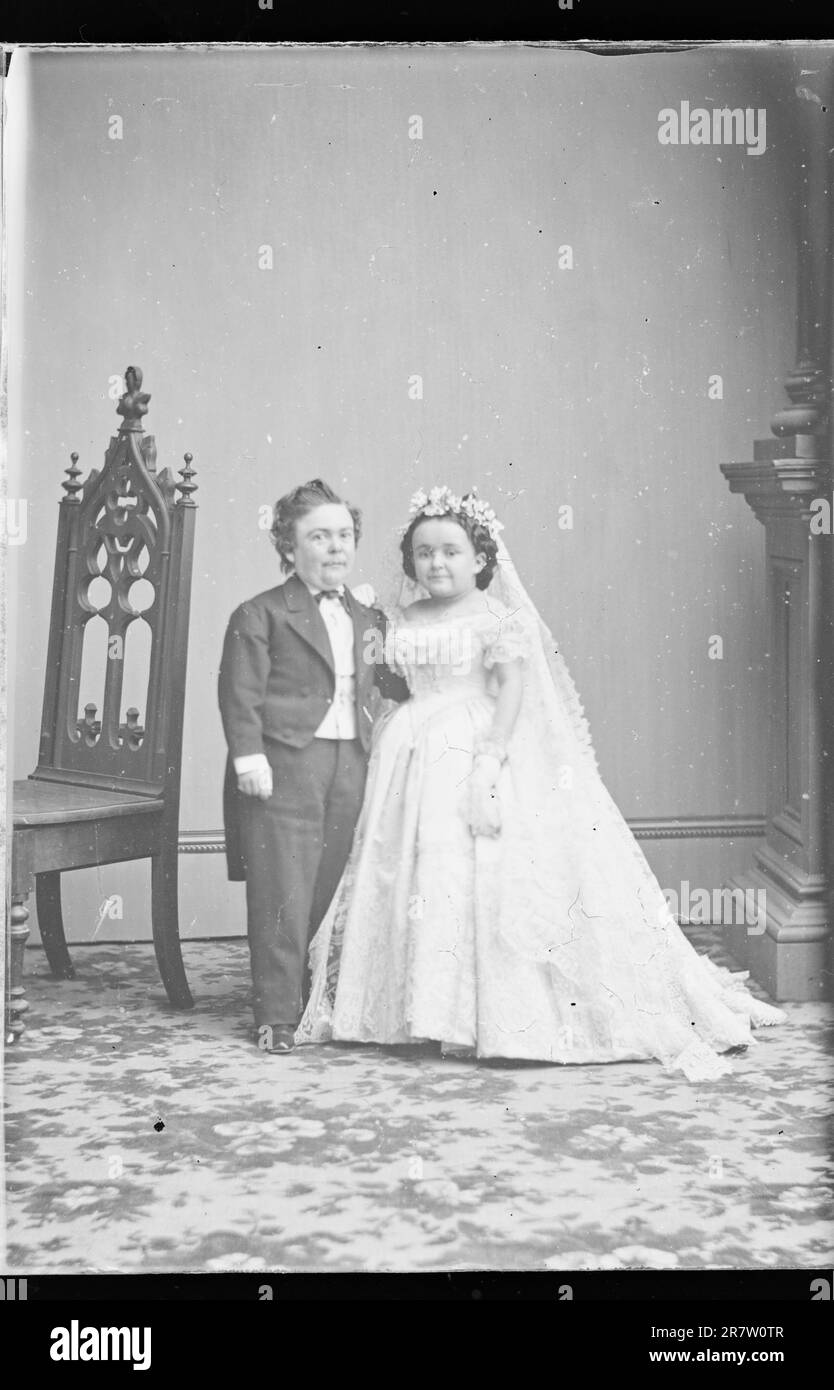 Charles and Lavinia Stratton c. 1860-1870 Stock Photo - Alamy