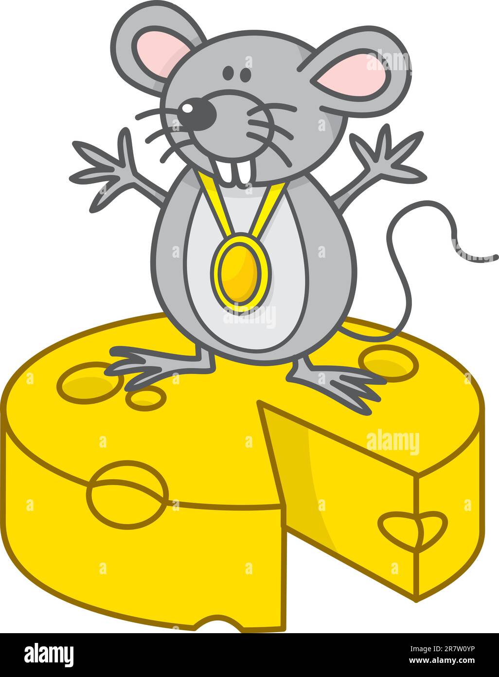 Mouse cartoon illustration cheese hi-res stock photography and images ...