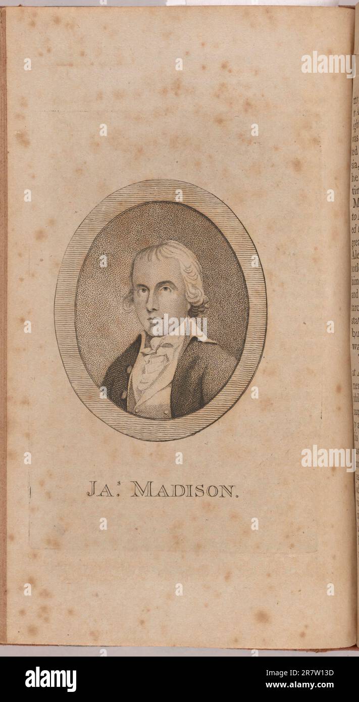 United states constitution james madison hi-res stock photography and ...