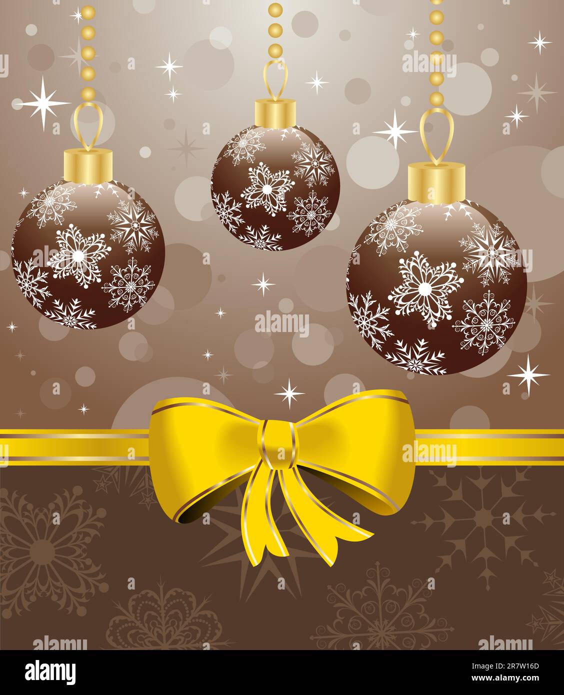 Illustration Christmas packing with set balls - vector Stock Vector ...
