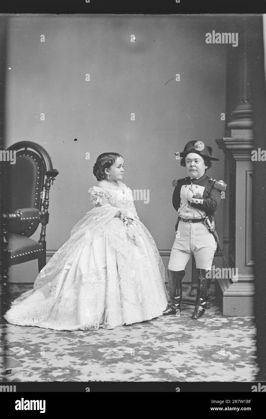 Charles and Lavinia Stratton c. 1860-1870 Stock Photo - Alamy