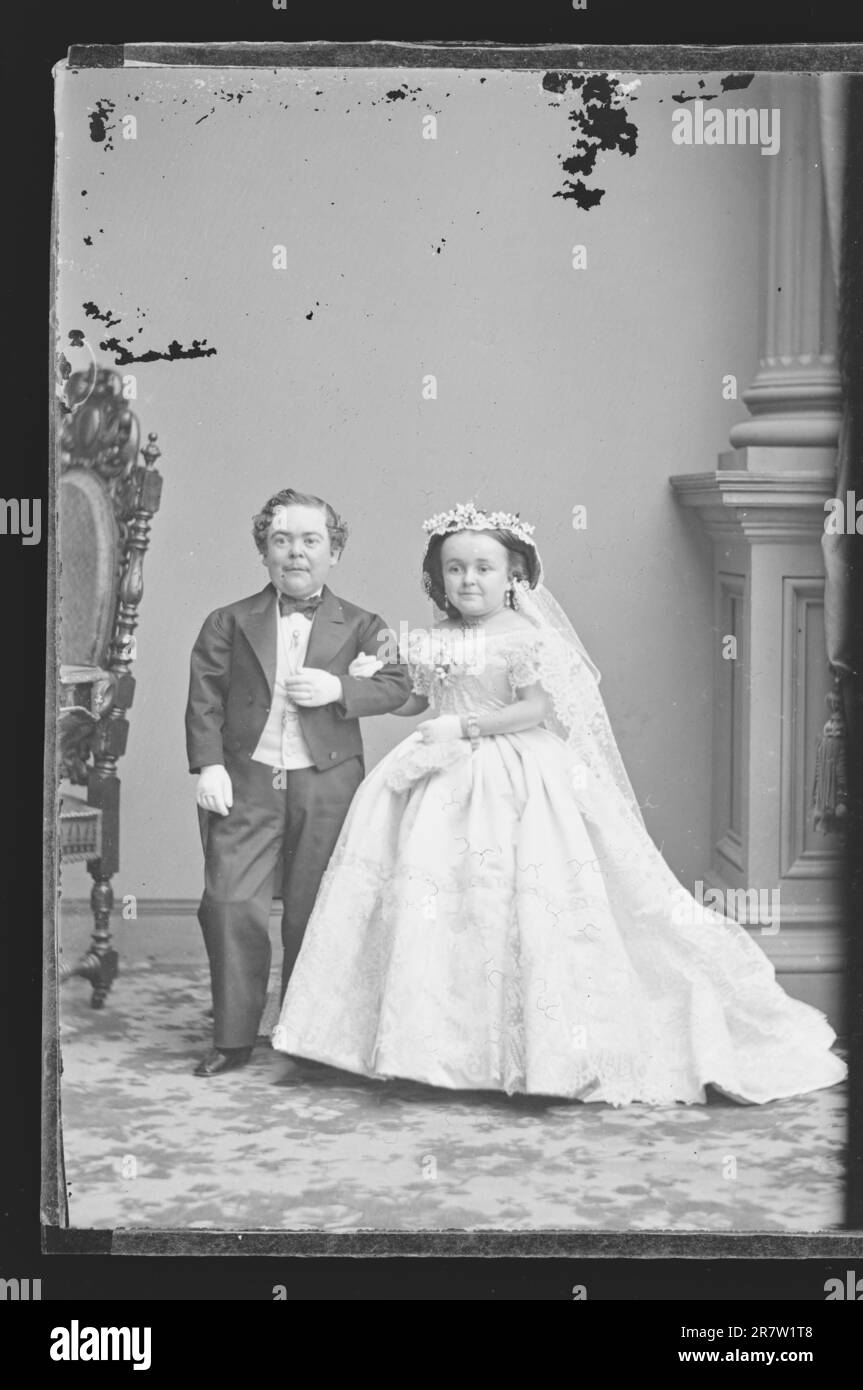 Charles and Lavinia Stratton c. 1860-1870 Stock Photo - Alamy