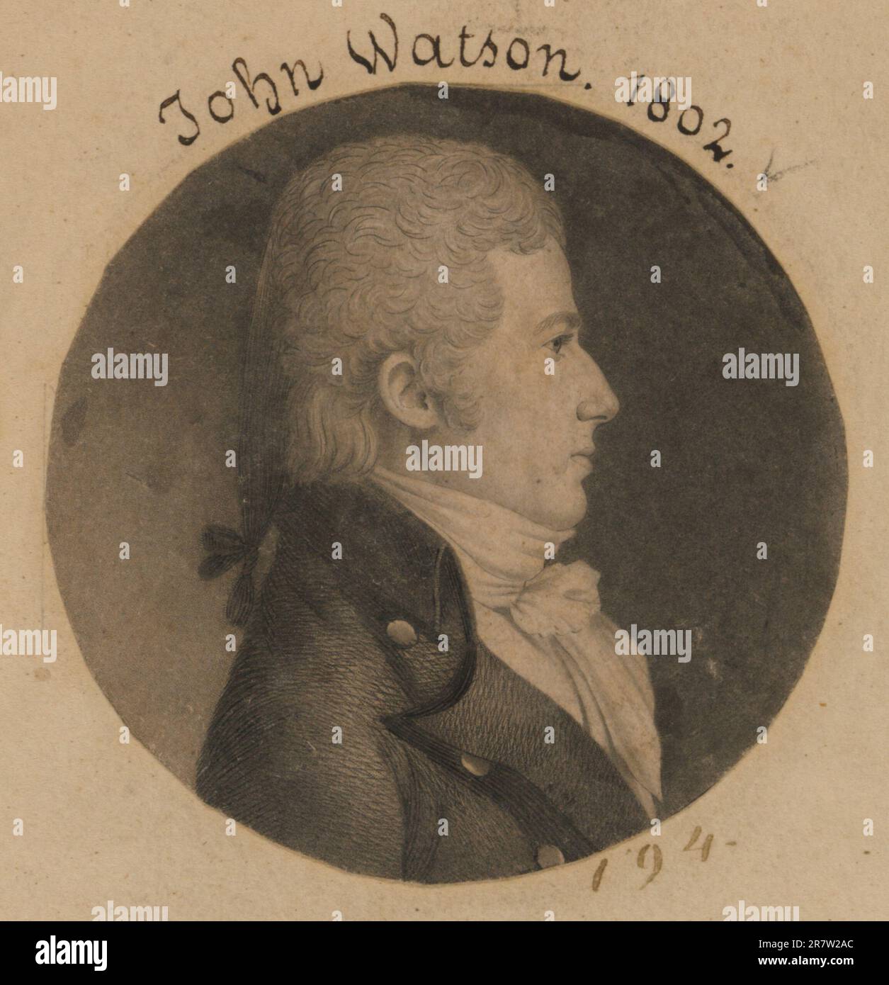 John Watson 1802 Stock Photo - Alamy