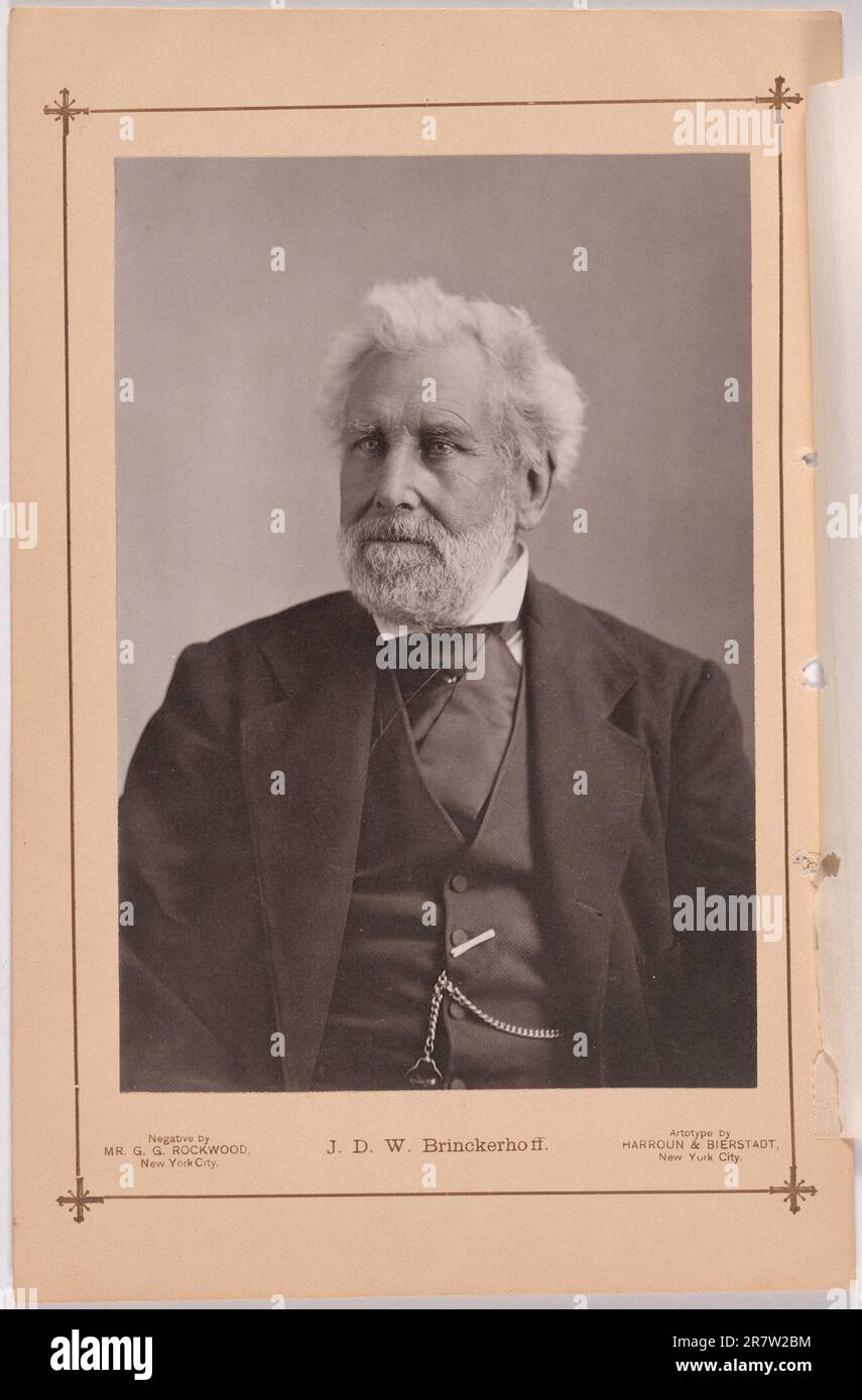 J. DeWitt Brinckerhoff c. 1880 Stock Photo - Alamy