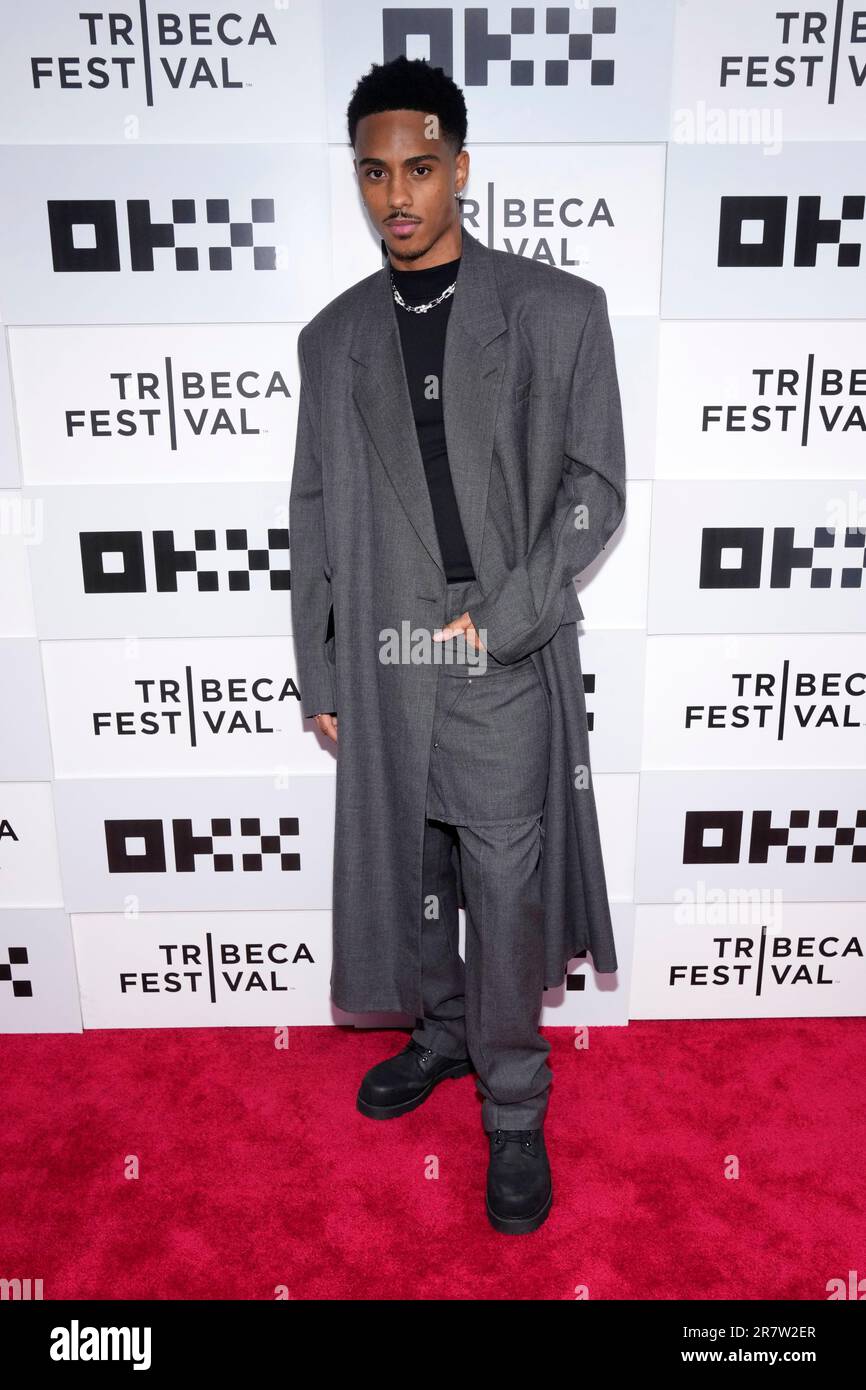 Keith Powers attends the premiere of "The Perfect Find" at the BMCC ...