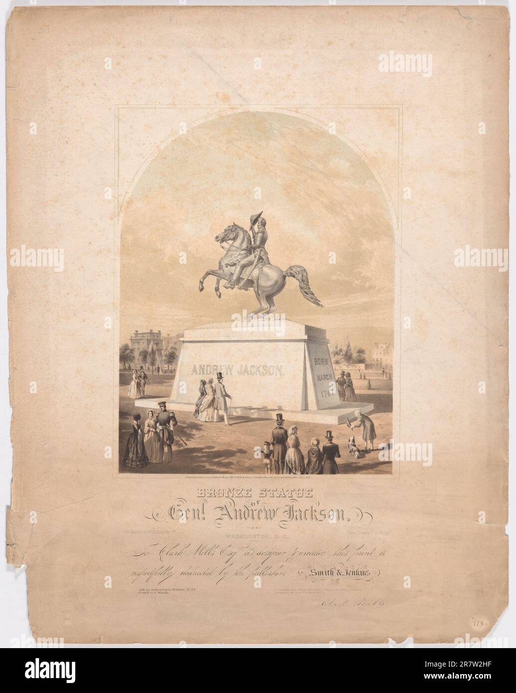 Andrew Jackson 1853 Stock Photo - Alamy