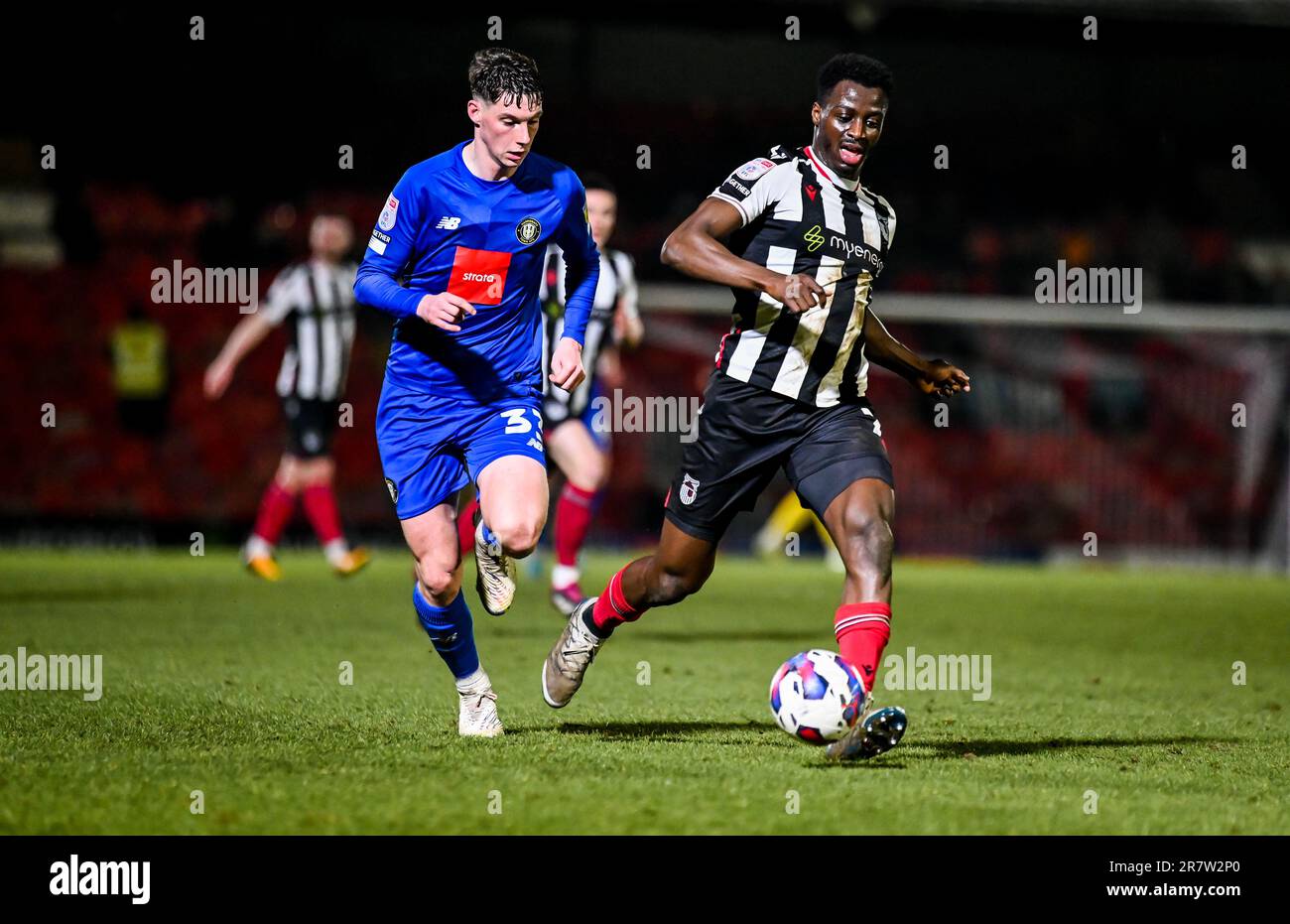 Josh Emmanuel during the Sky Bet EFL League Two football match between ...