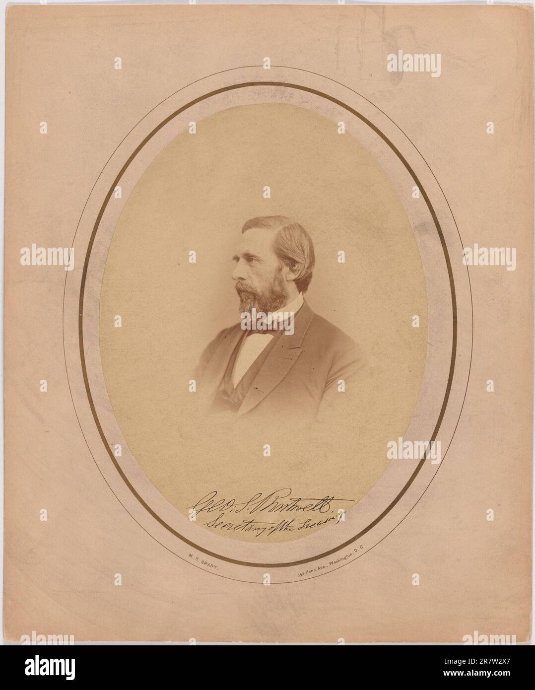 George S. Boutwell c. 1870 Stock Photo - Alamy