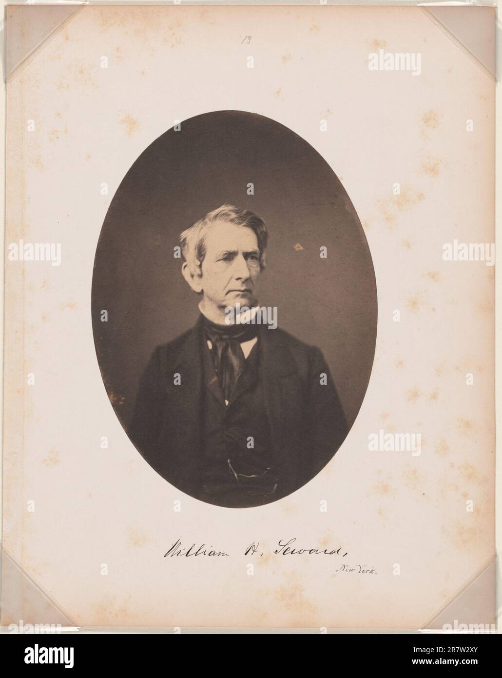 William Henry Seward c. 1859 Stock Photo - Alamy