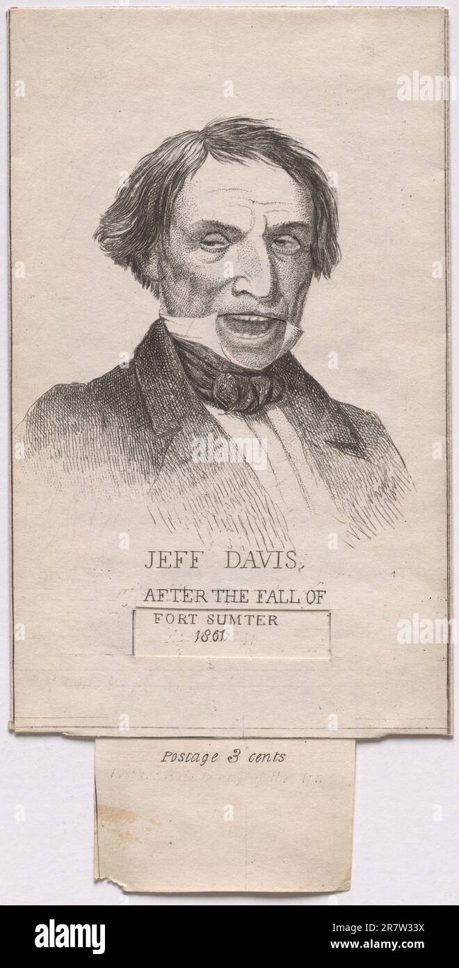 Jefferson Davis c. 1863 Stock Photo - Alamy