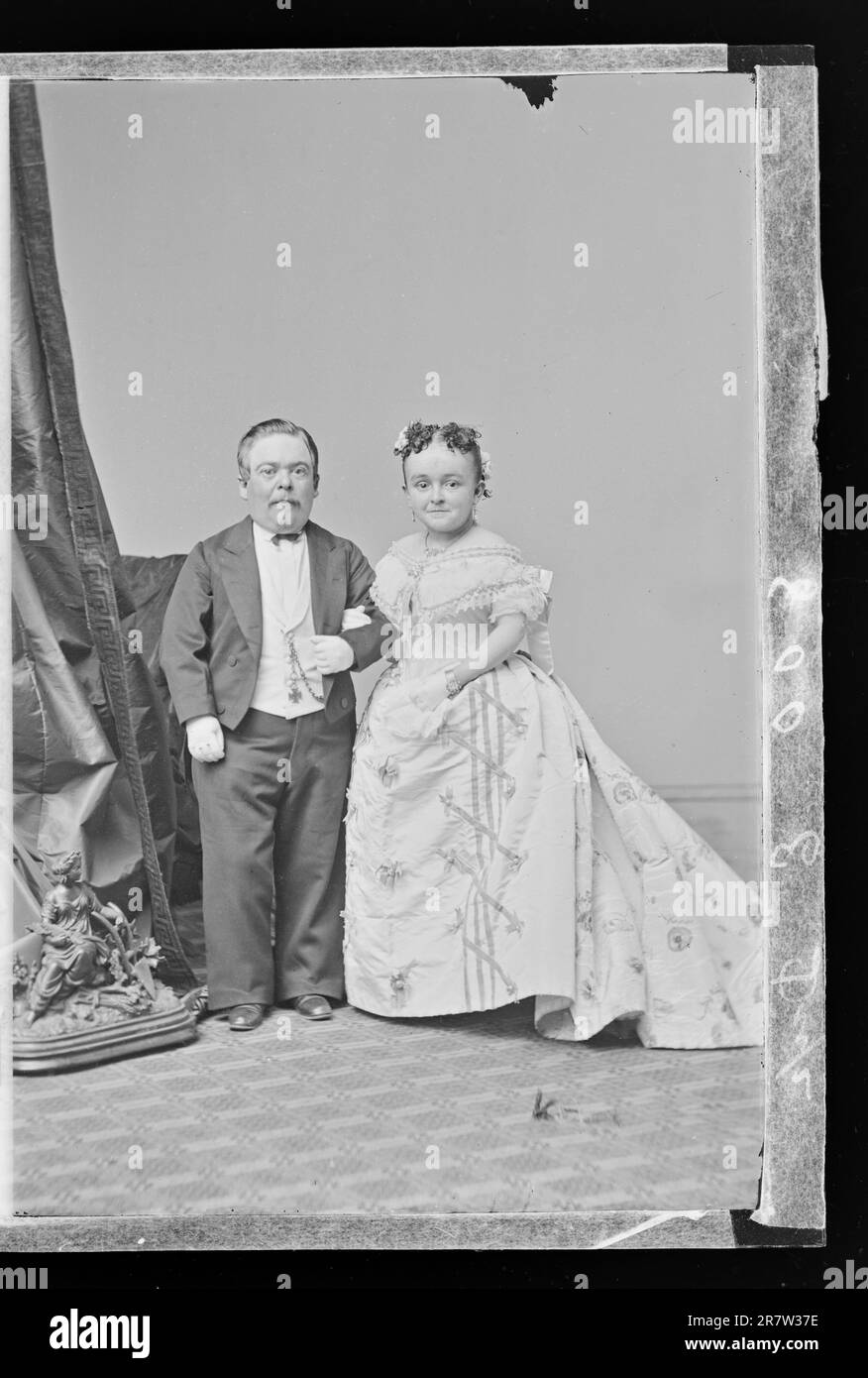 Charles and Lavinia Stratton c. 1860-1870 Stock Photo - Alamy