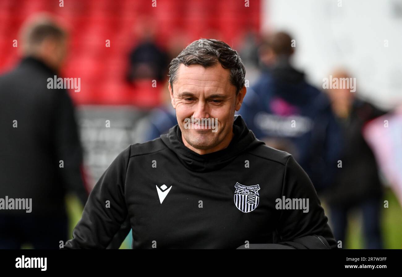 Paul Hurst during the Sky Bet EFL League Two football match between ...