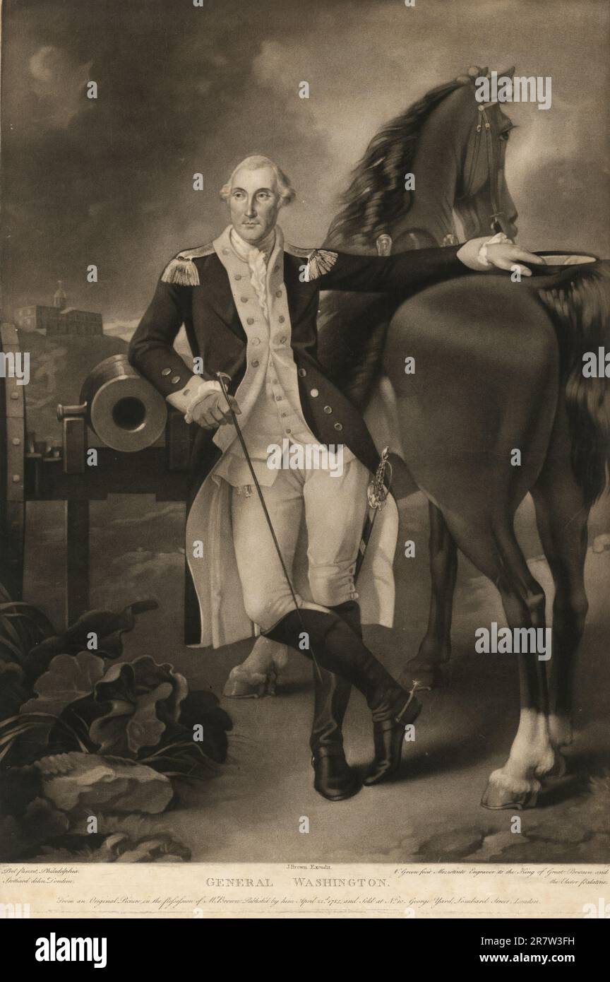 George Washington 1785 Stock Photo - Alamy