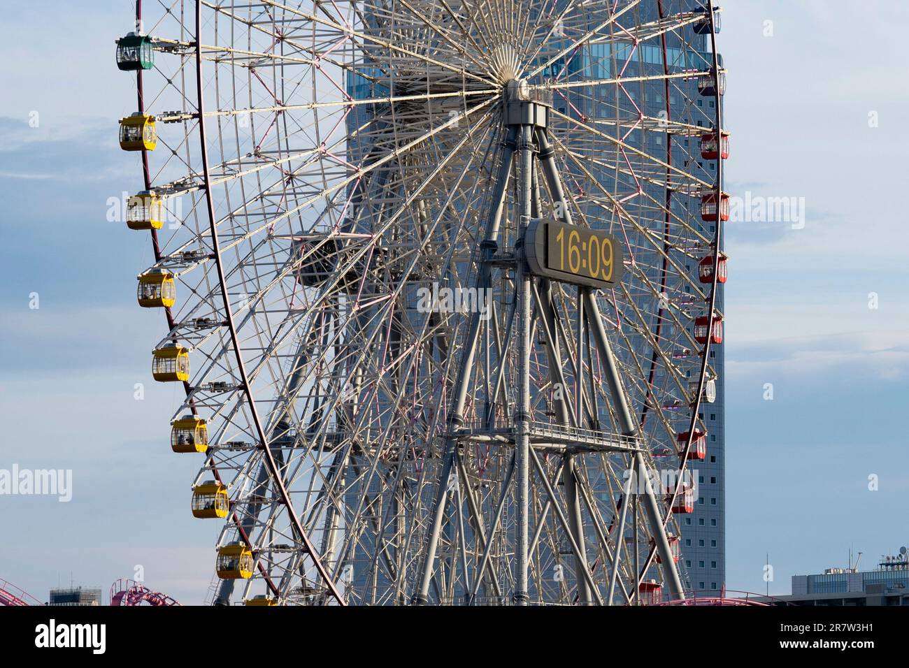 Yokohama, Kanagawa Prefecture, Japan. 23rd Feb, 2023. The Cosmo Clock ...