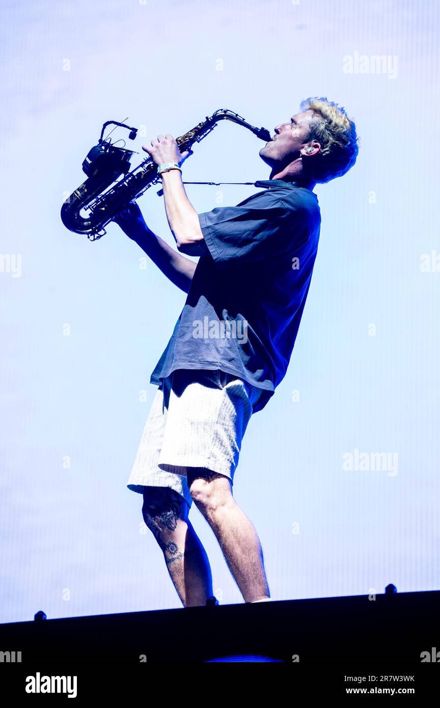 Manchester, United States. 16th June, 2022. GRIZ performs during Day 2 ...