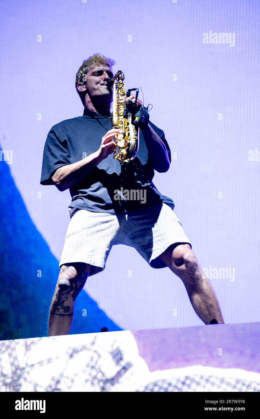 Manchester, United States. 16th June, 2022. GRIZ performs during Day 2 ...