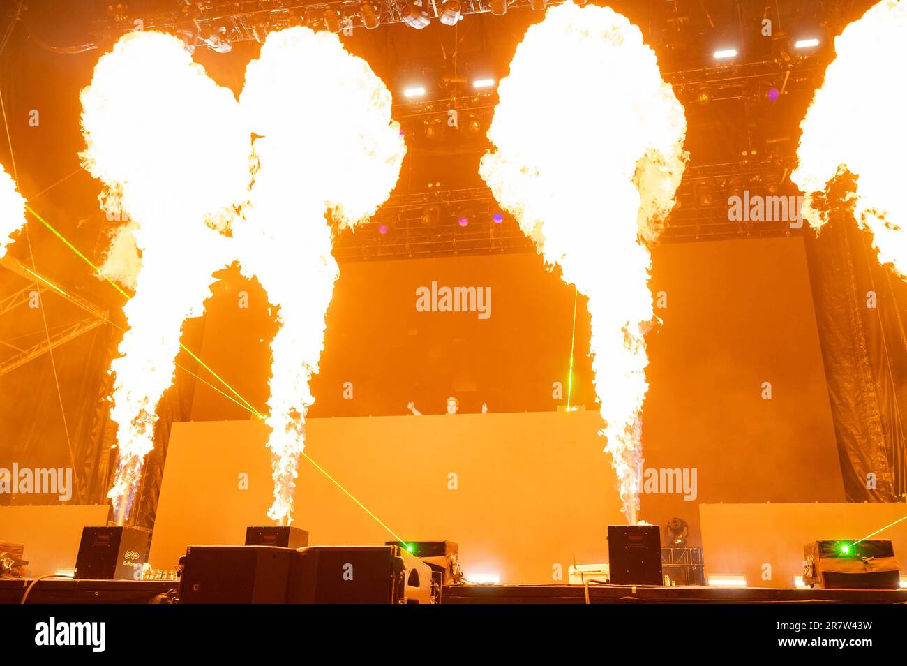 Manchester, United States. 16th June, 2022. GRIZ performs during Day 2 ...