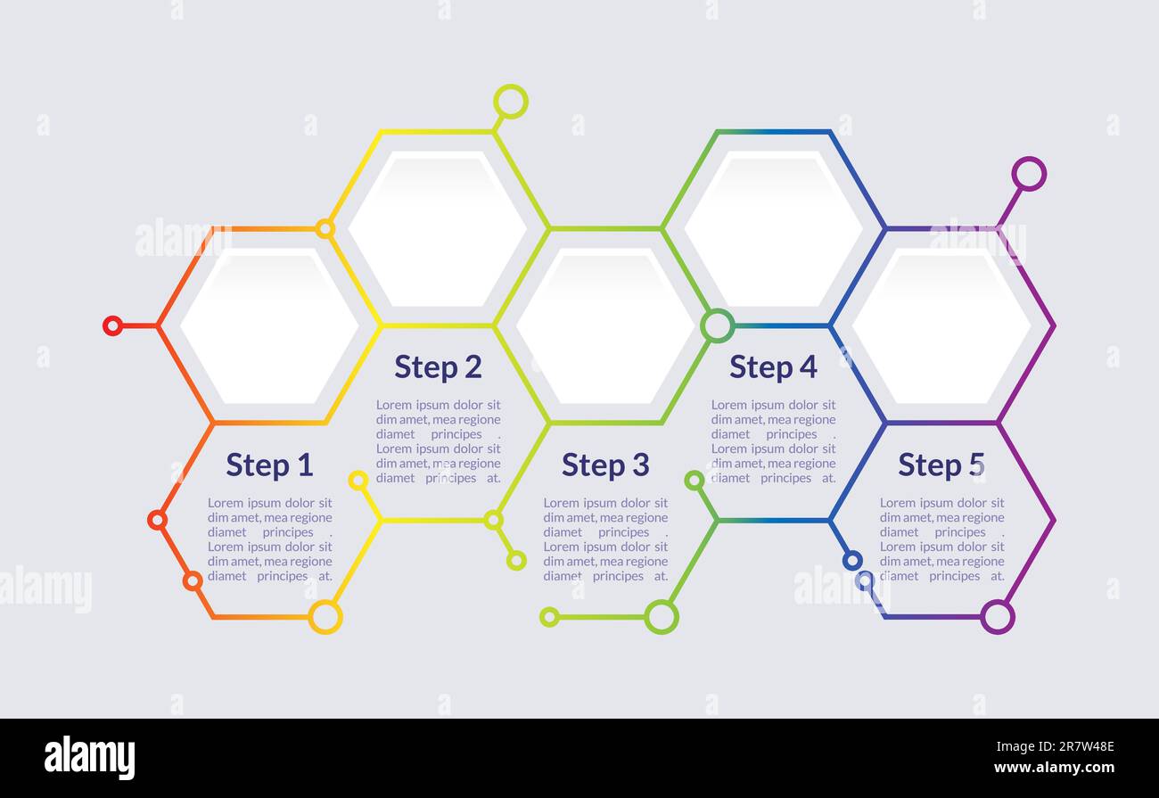 Colourful educational infographic chart design template Stock Vector ...