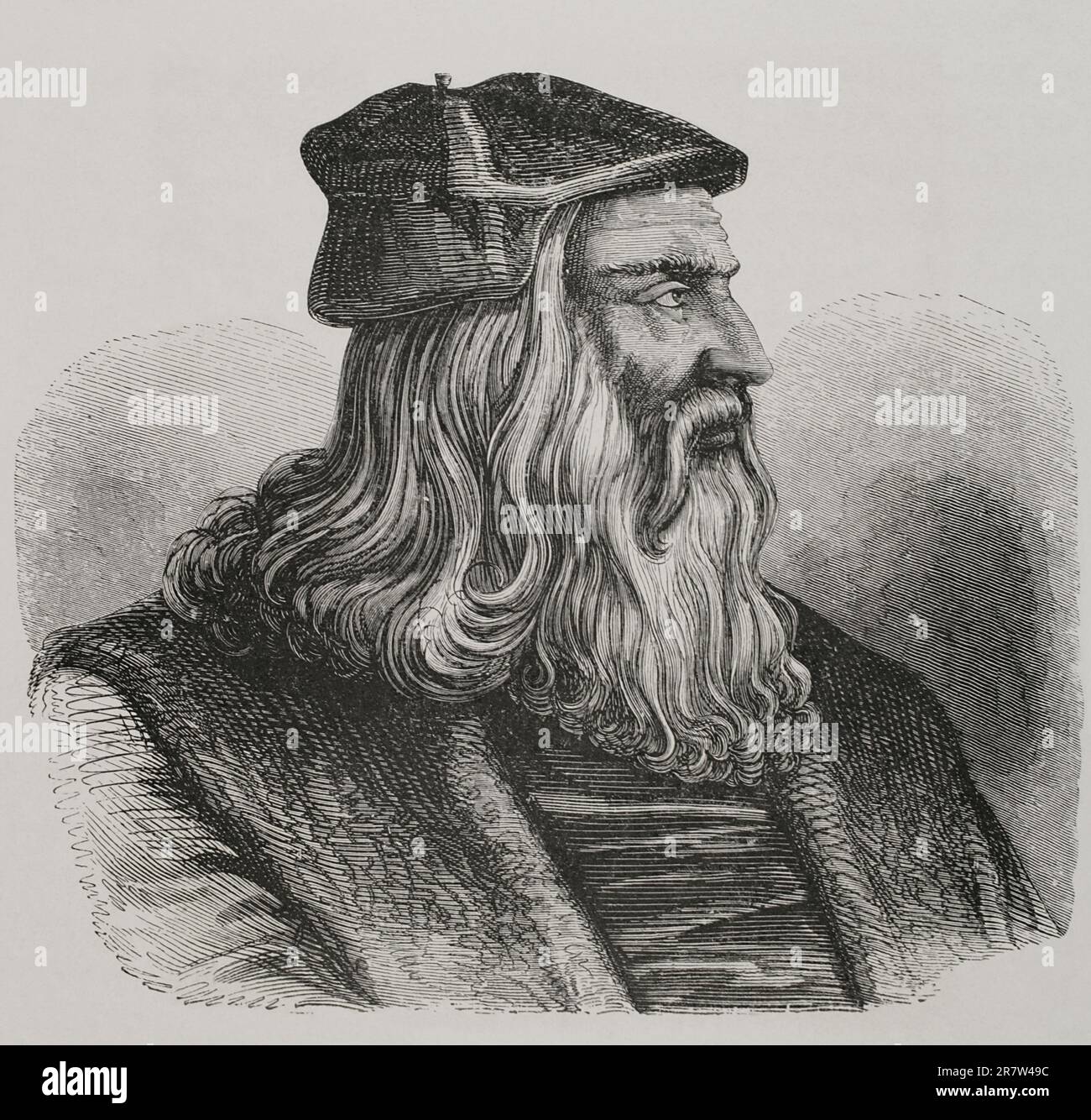 Leonardo da Vinci (1452-1519). Italian artist, architect and inventor ...