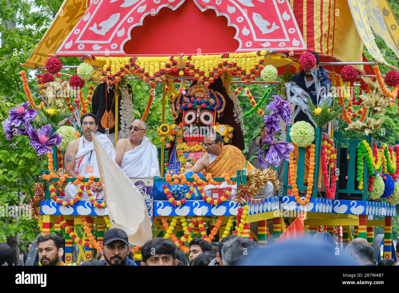 Halifax, Nova Scotia, Canada. June 17th, 2023. Dancers in the streets ...