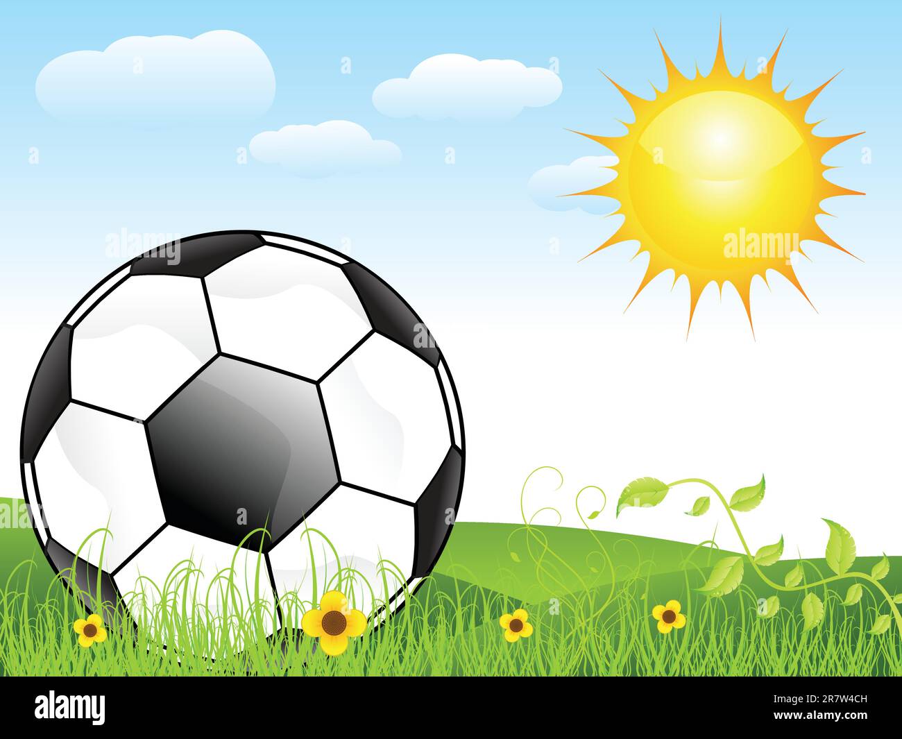 abstract football background design vector illustration Stock Vector ...