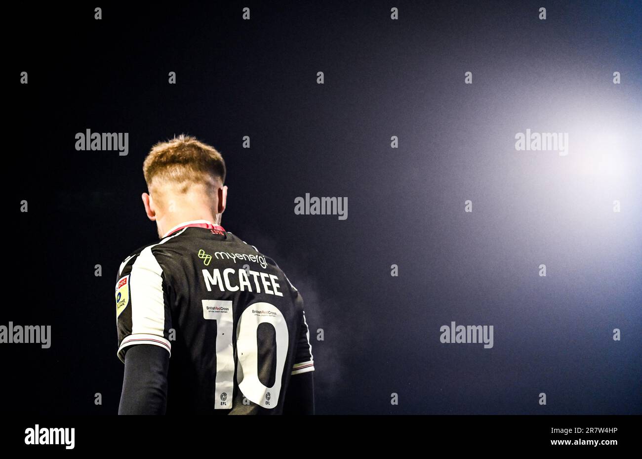 John McAtee during the Papa John’s EFL Trophy football match between ...