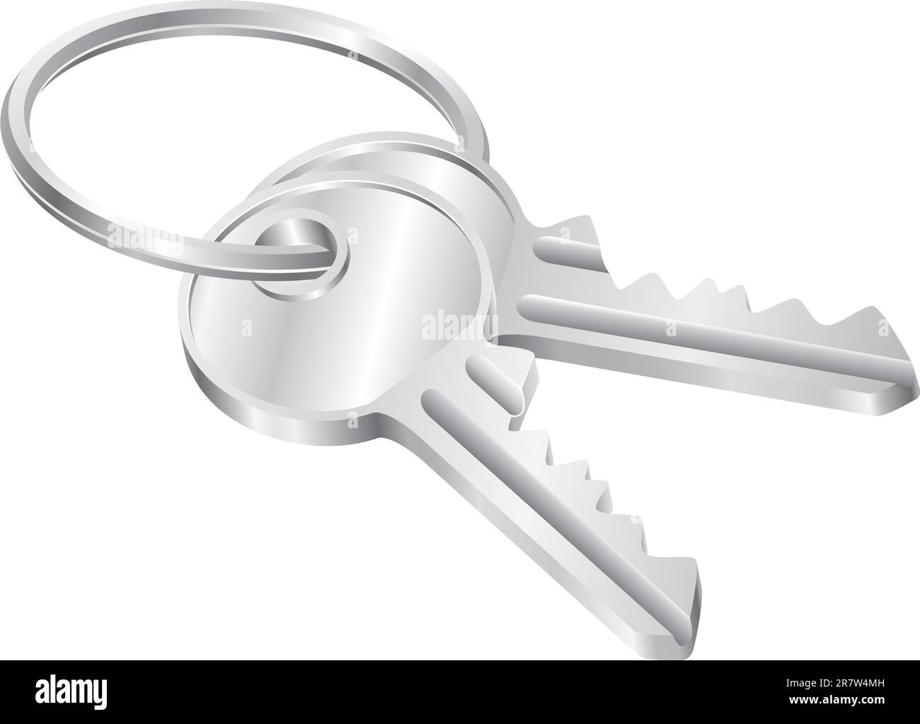 Keyring and house Stock Vector Images - Alamy