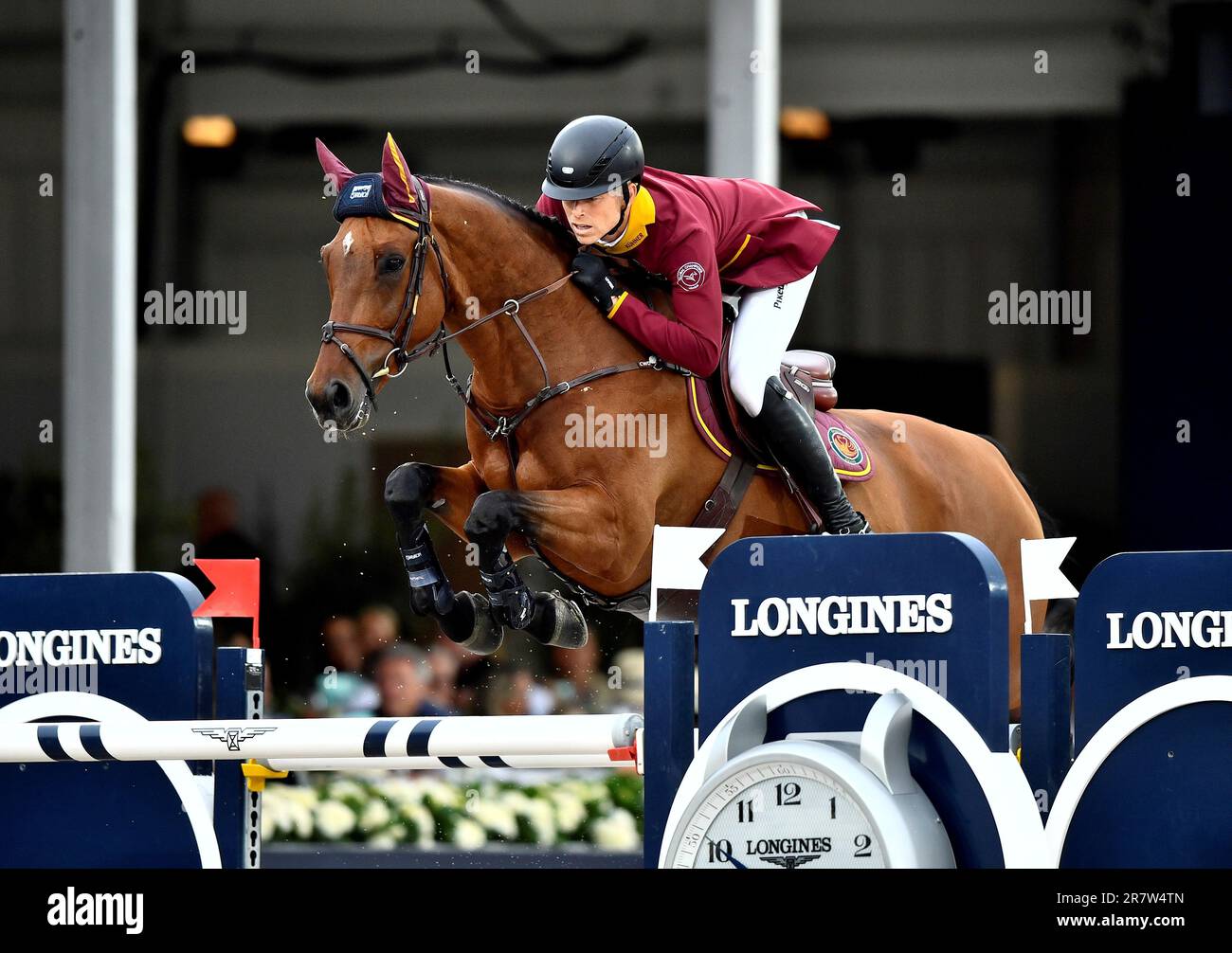 STOCKHOLM 20230617 Max Kühner, Austria on the horse Elektric Blue P ...