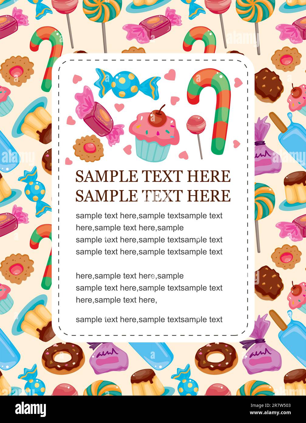 Decorate candy Stock Vector Images - Alamy