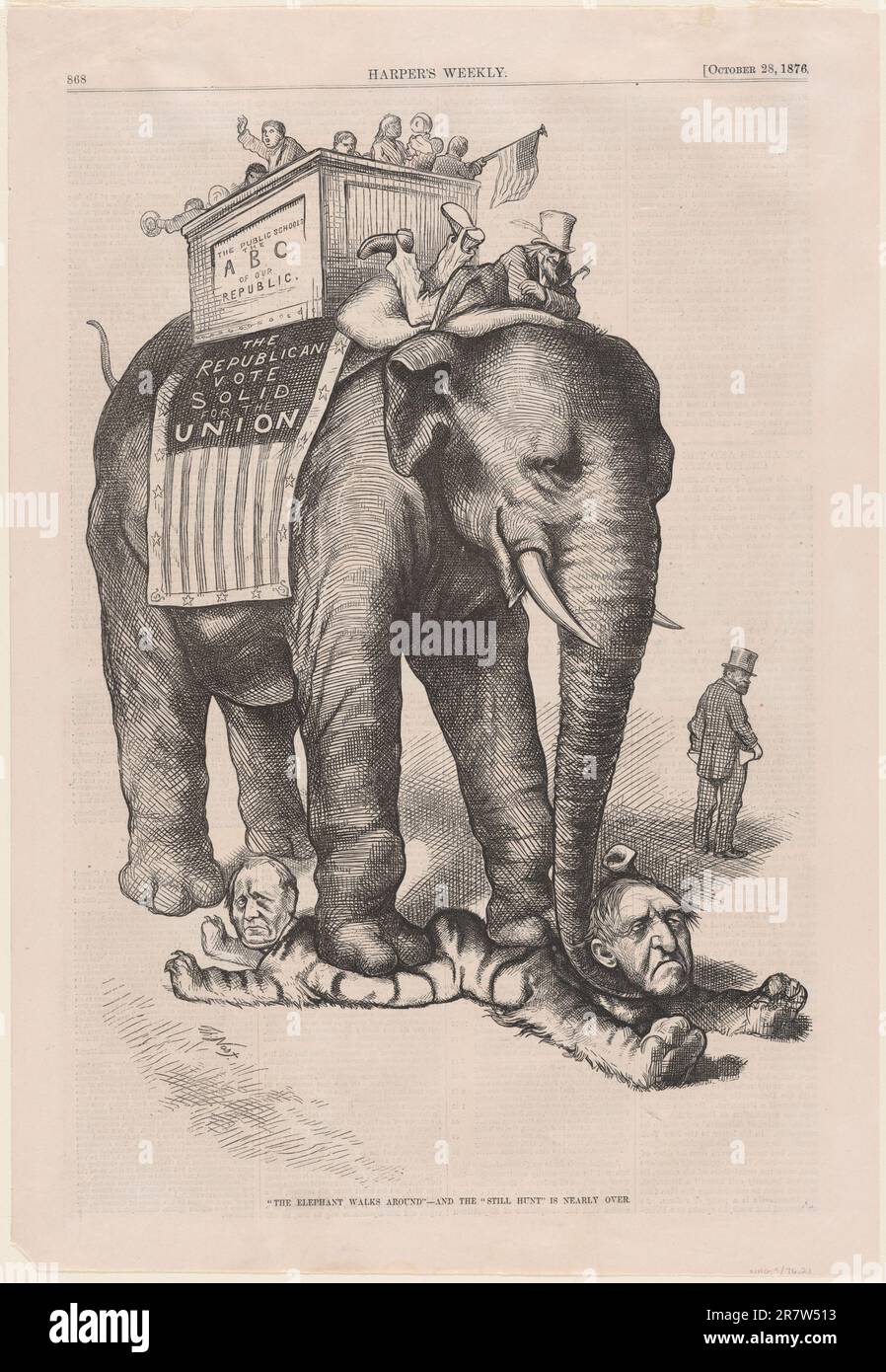 Thomas Nast Donkey And Elephant