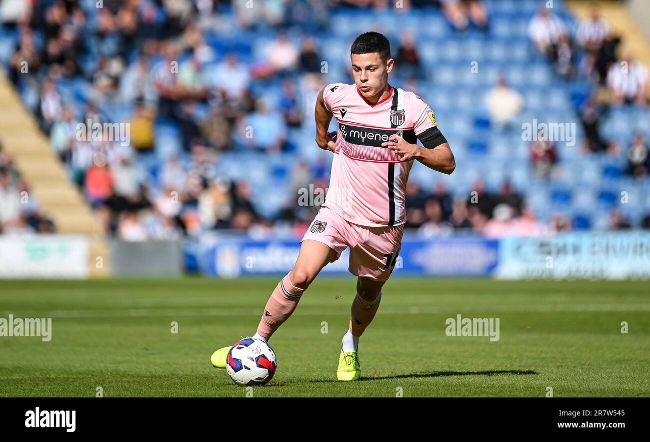 Alex Hunt during the Sky Bet EFL League Two football match between ...