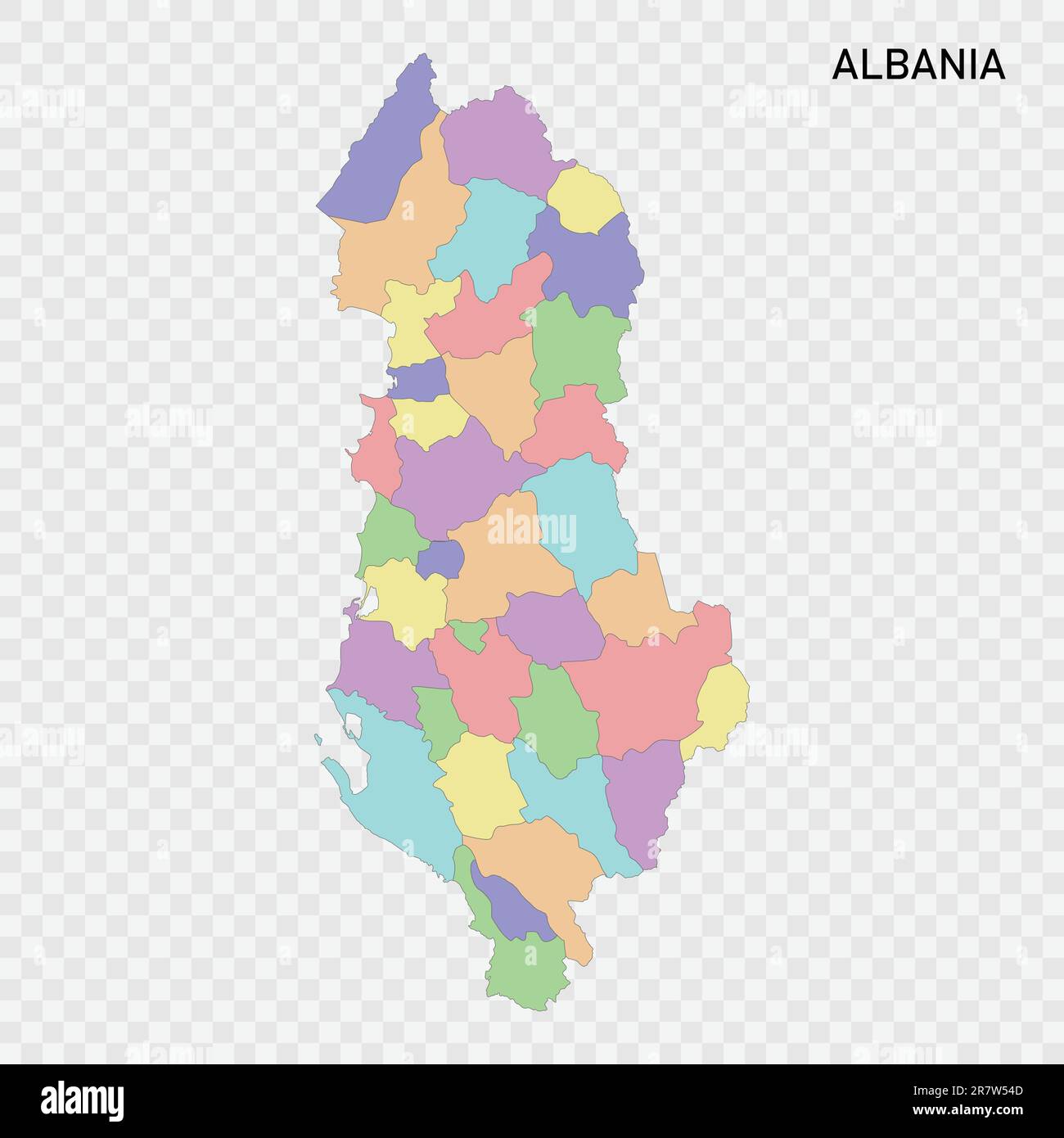 Albania political map capital hi-res stock photography and images - Alamy