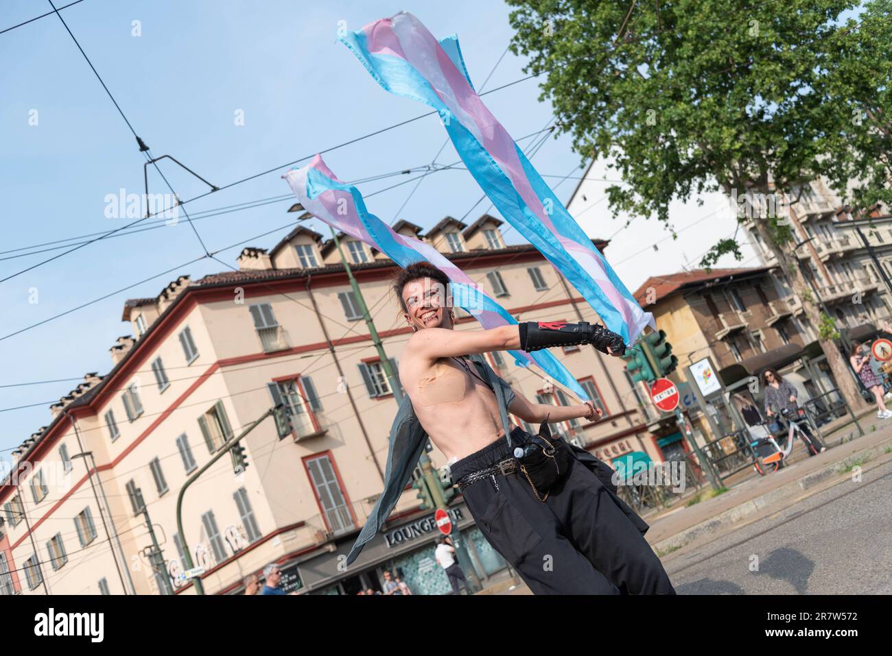 Torino, Turin, Italy. 17th June, 2023. A moment of the parade in the ...