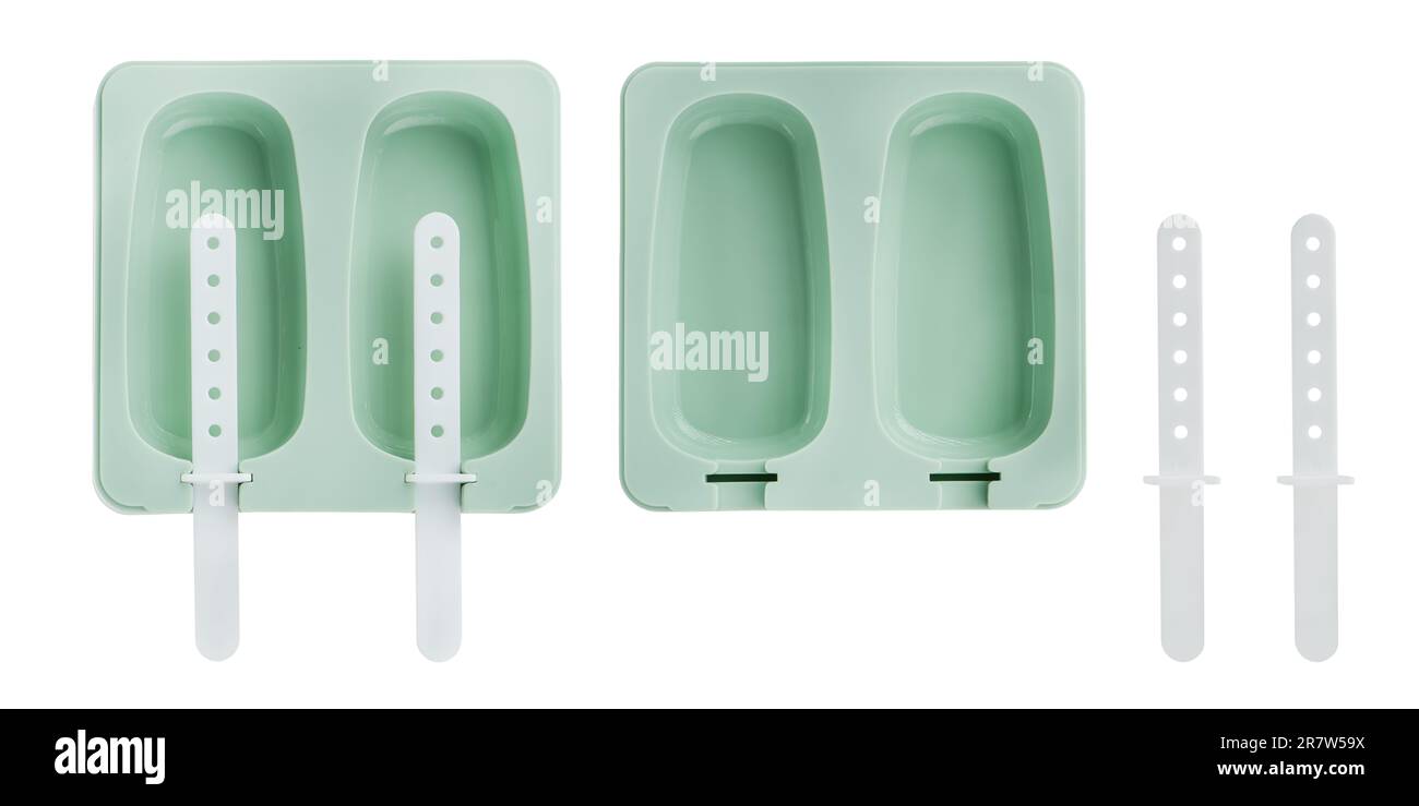 Silicone molds for the production of ice cream at home on a stick ...