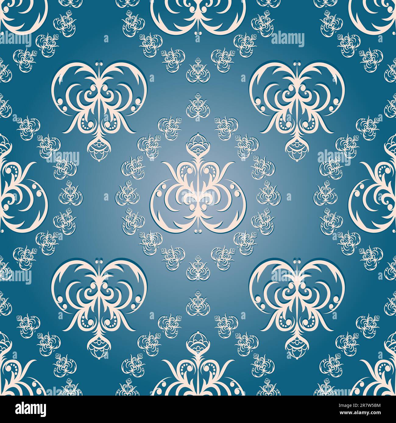 Damask drape Stock Vector Images - Alamy