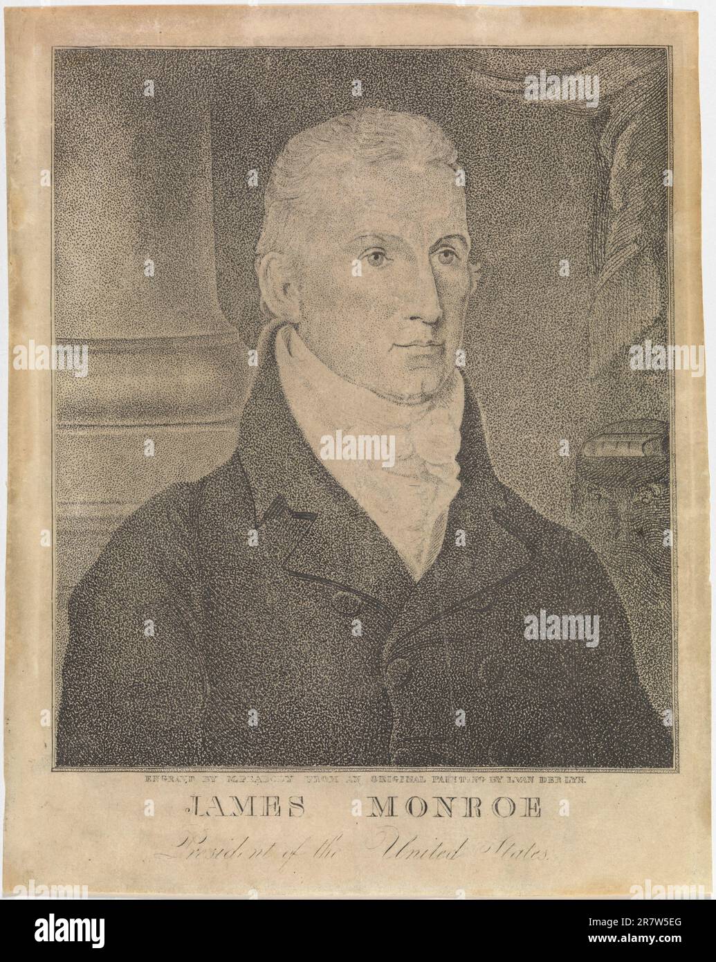 James Monroe c. 1817 Stock Photo - Alamy