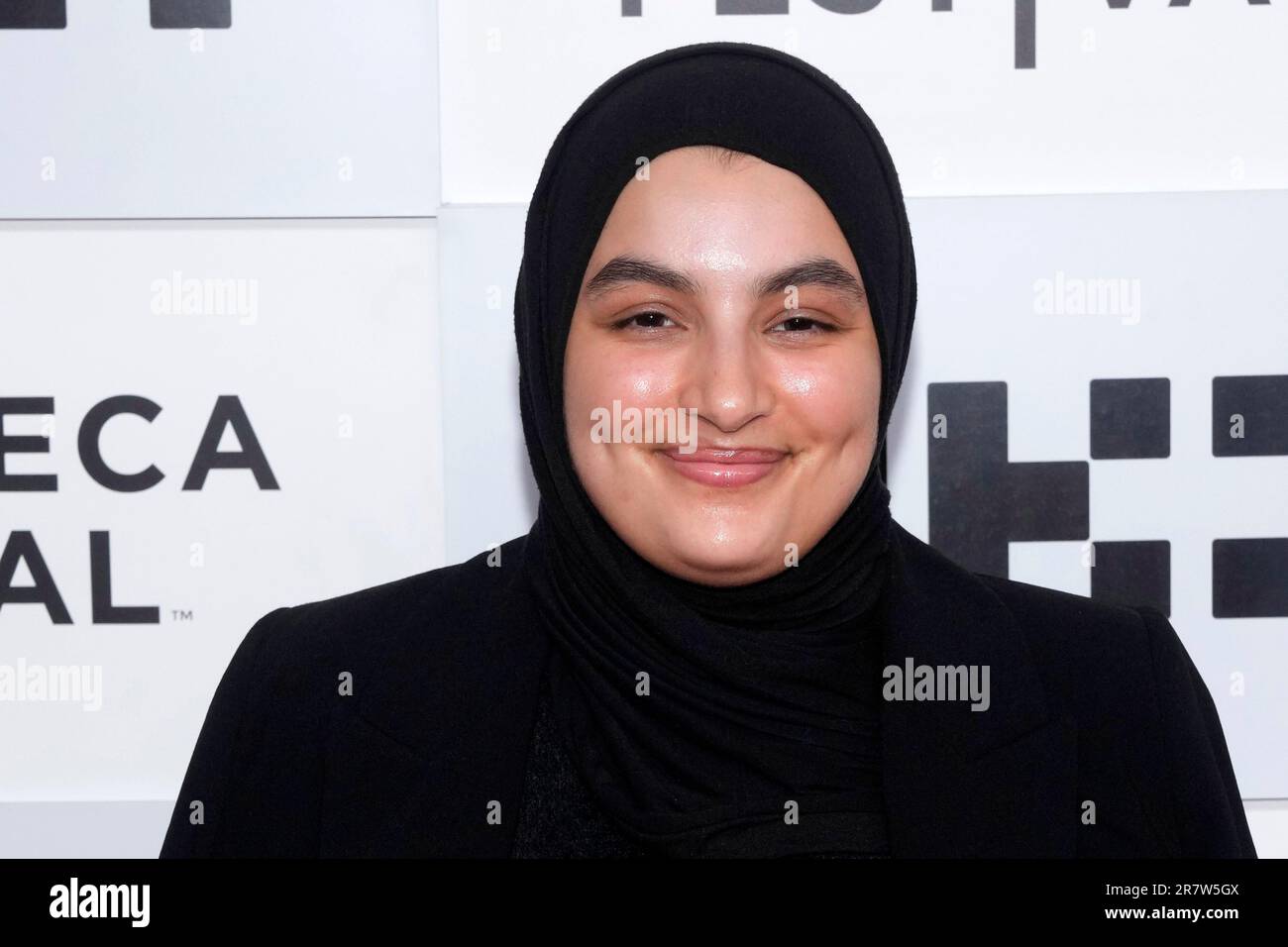 Ayman Chaudhary attends the premiere of "The Perfect Find" at the BMCC ...