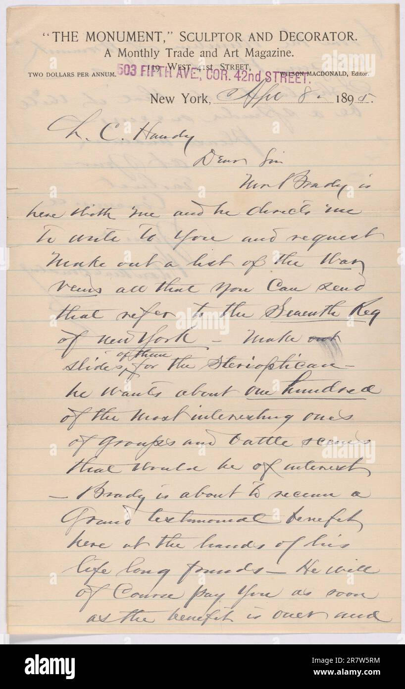 1890s letters hi-res stock photography and images - Alamy