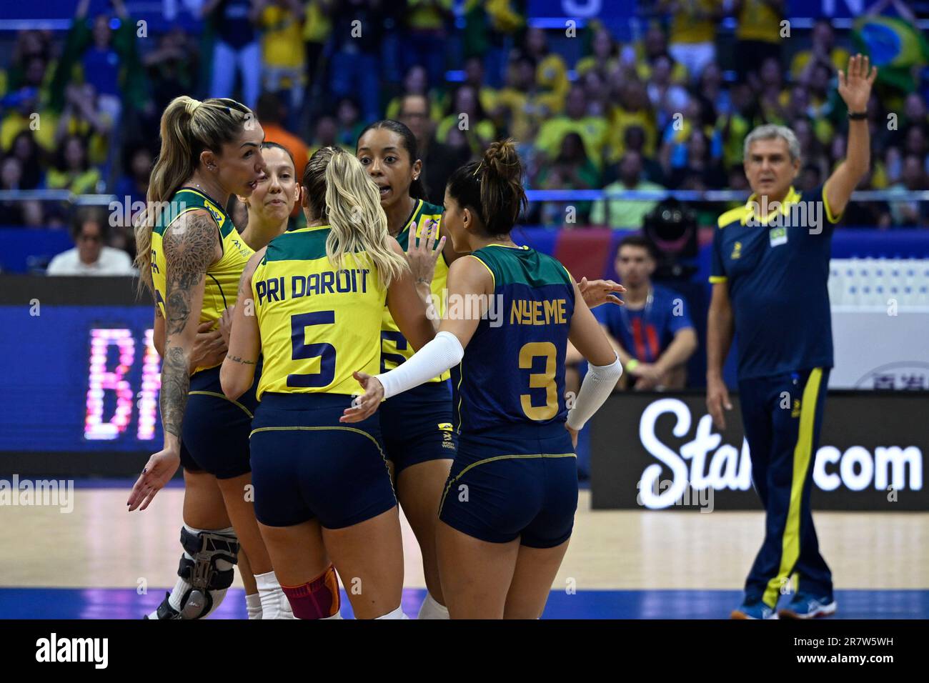 DF - BRASILIA - 06/17/2023 - LEAGUE OF THE WOMEN'S VOLLEYBALL NATIONS ...