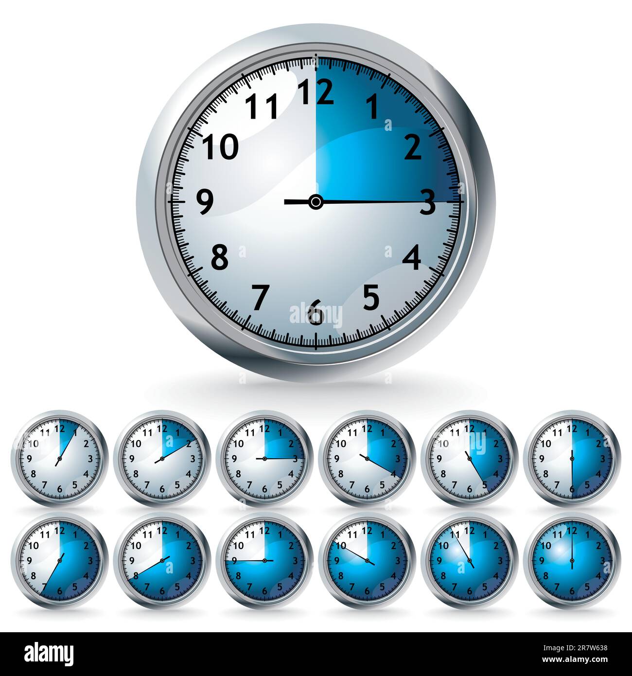 set of timers - vector illustration Stock Vector Image & Art - Alamy