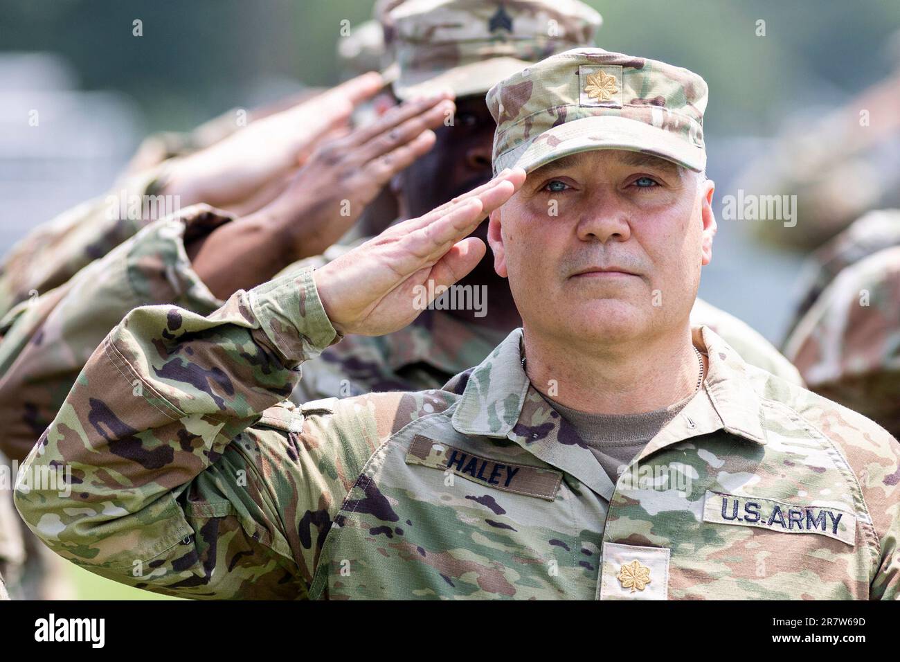 Maj. Michael Haley, husband to Republican presidential candidate Nikki ...