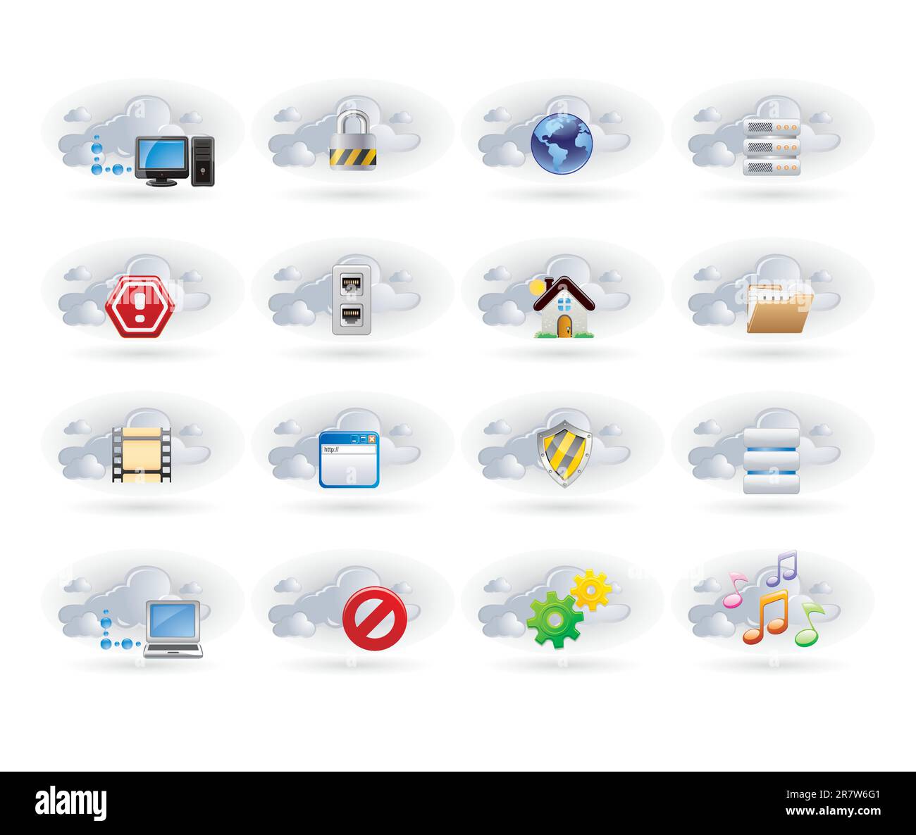 Image digital icons network Stock Vector Images - Alamy