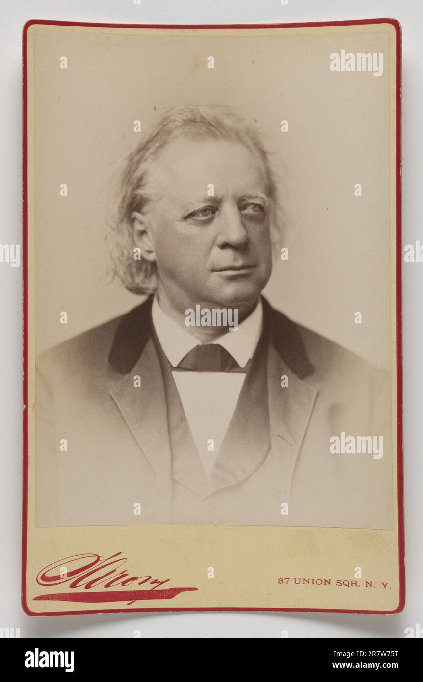 Henry Ward Beecher c. 1875 Stock Photo - Alamy