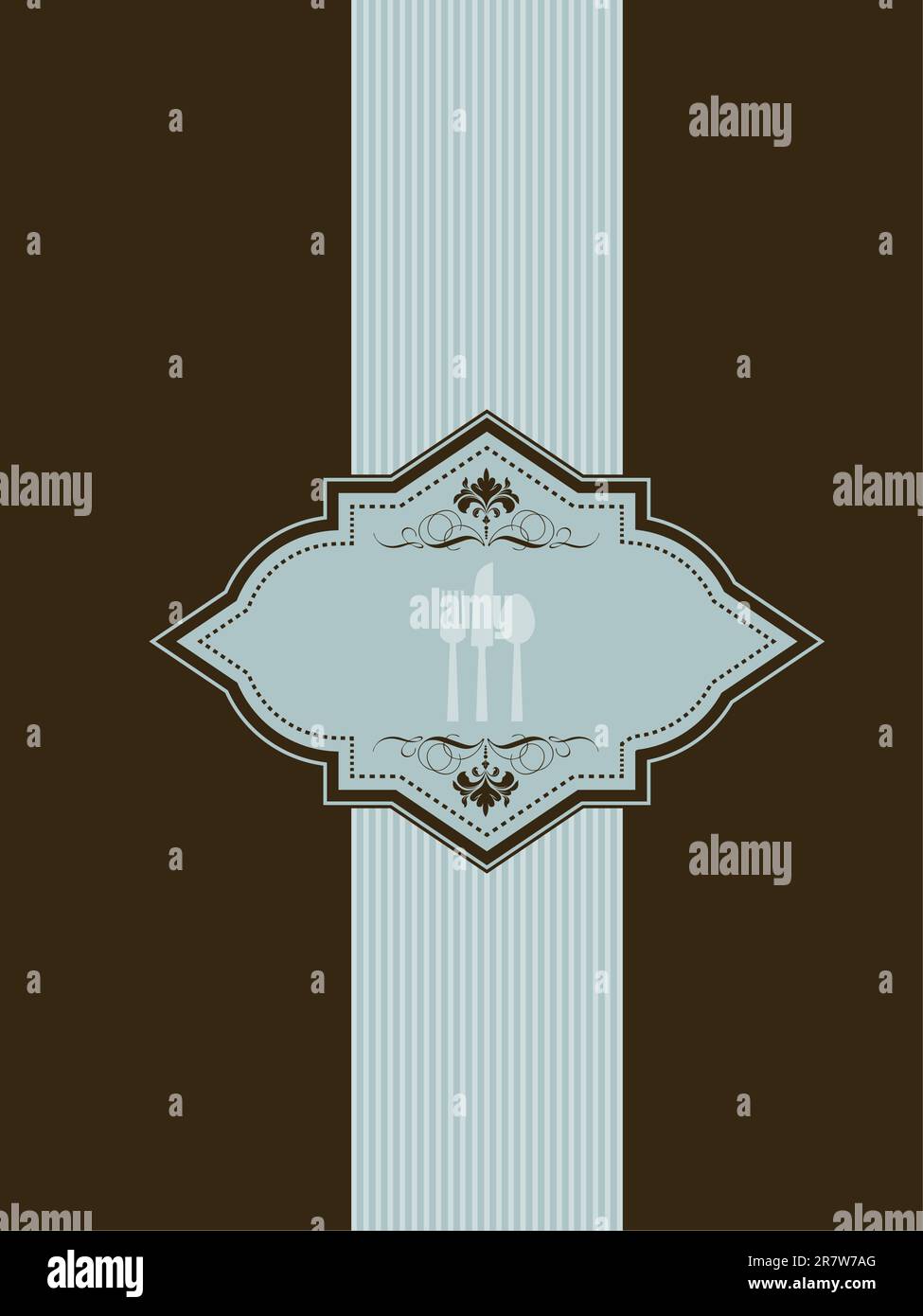 Decorative background - ideal for use as a menu Stock Vector Image ...