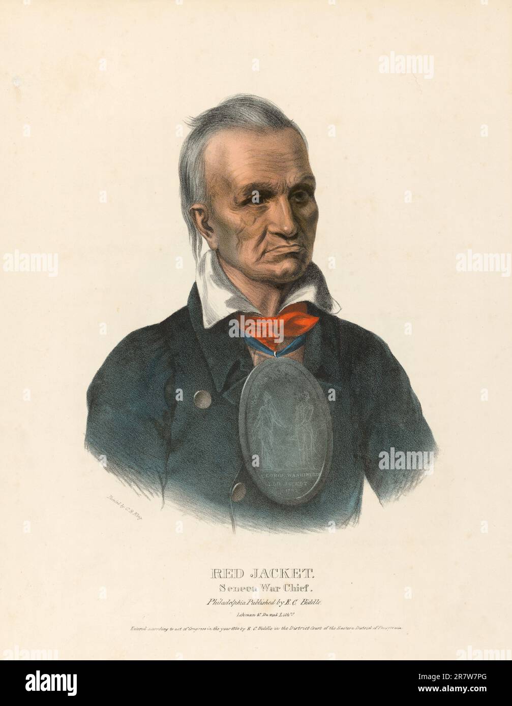 Red Jacket 1834 Stock Photo - Alamy