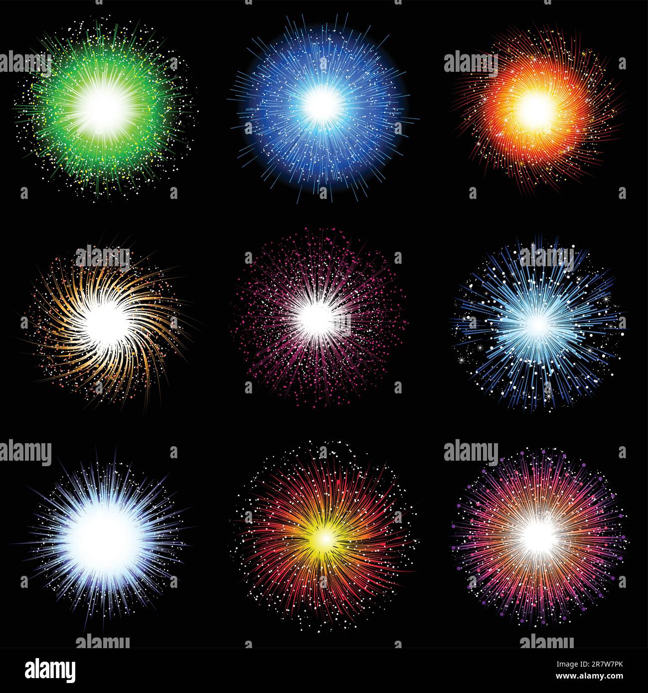 Explosions color background Stock Vector Images - Alamy