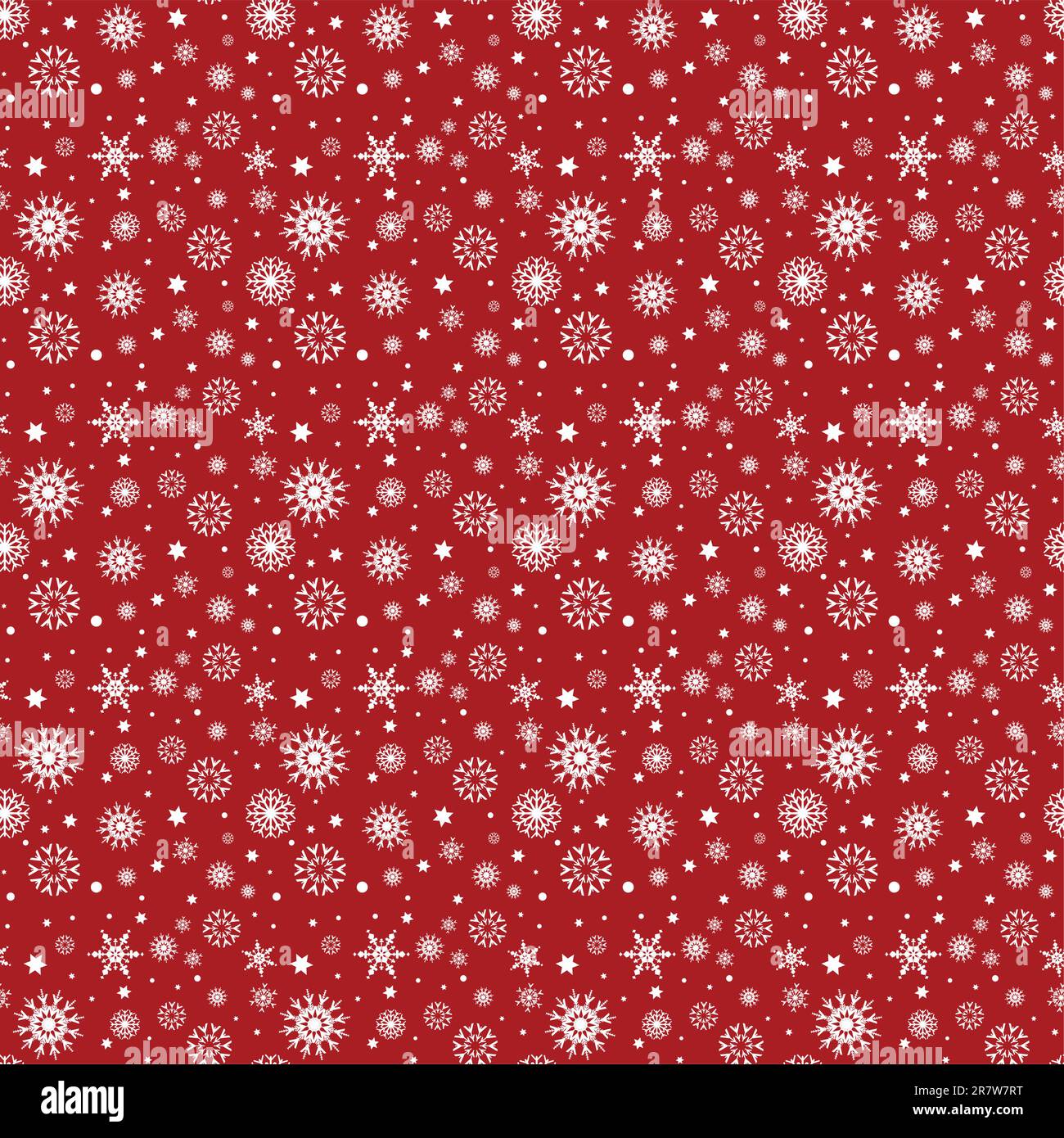 Seamless tile Christmas background of snowflakes Stock Vector Image ...
