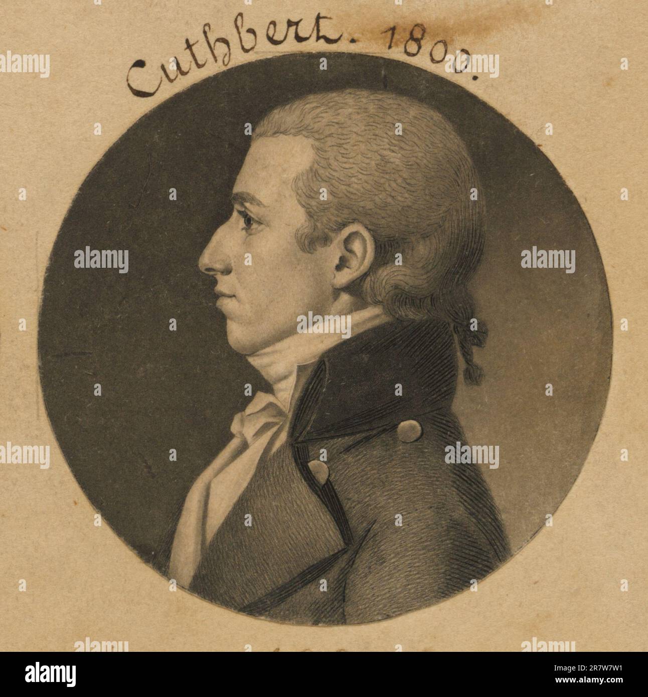 John Cuthbert 1800 Stock Photo - Alamy